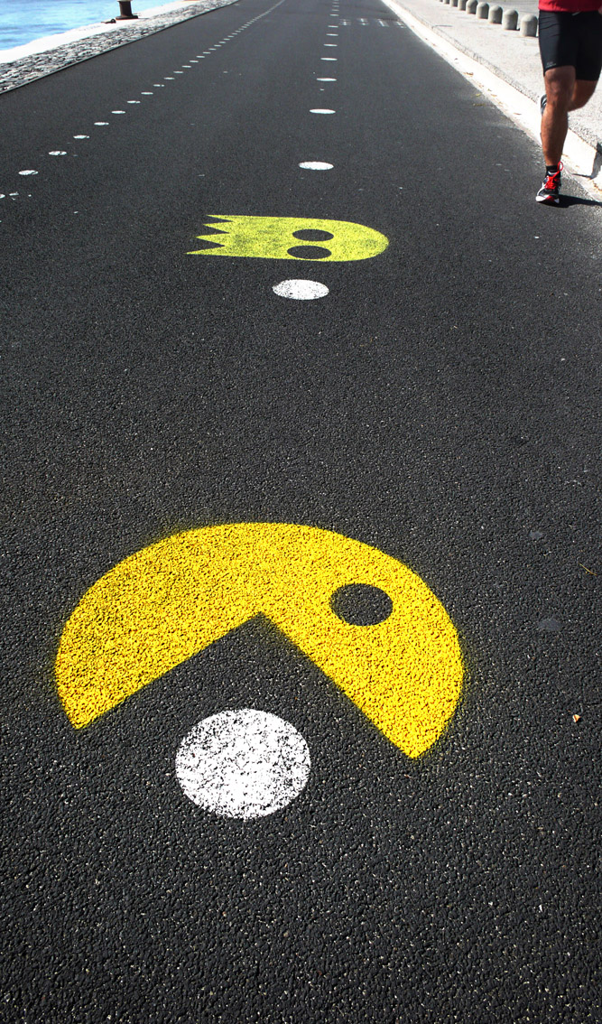 Pacman by Pantónio | Stick2Target – Street Art & Graffiti from Portugal